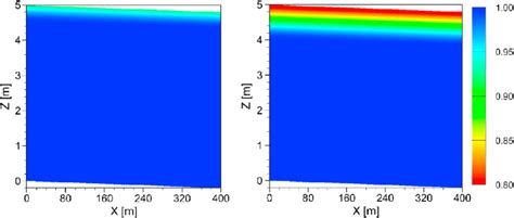 The Two Initial Water Saturation Conditions X Z Cross Section For Download Scientific Diagram