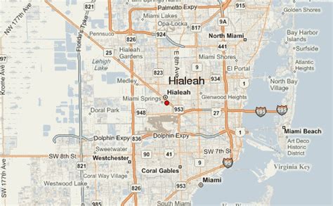 Hialeah Map