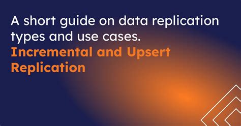 joo ang sue raiber on linkedin incremental and upsert replication