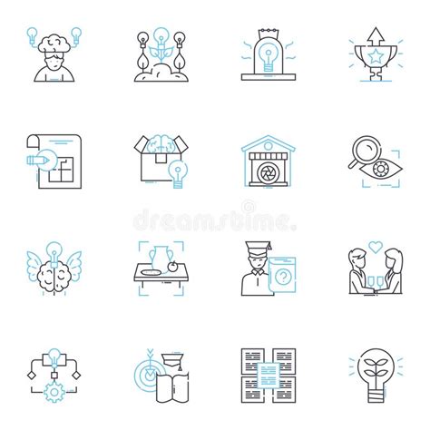 Artificial Intelligence And Robotics Linear Icons Set Automation Neural Machine Algorithm
