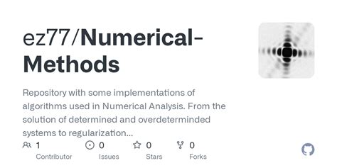 Github Ez Numerical Methods Repository With Some Implementations Of Algorithms Used In