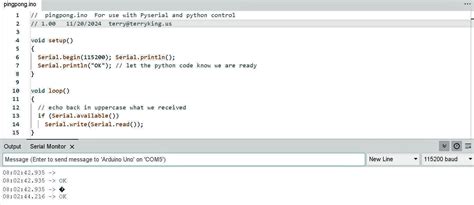 Debugging Two Ways Communication Between Python3 And Arduino