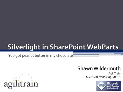 Ppt Silverlight In Sharepoint Webparts Powerpoint Presentation Free