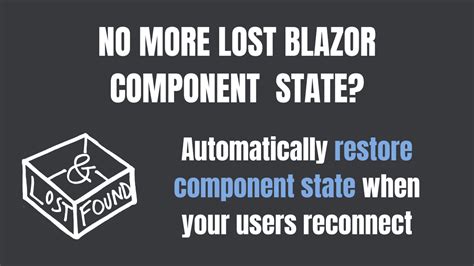 Blazor Server Reconnection Gets An Upgrade In Net 10