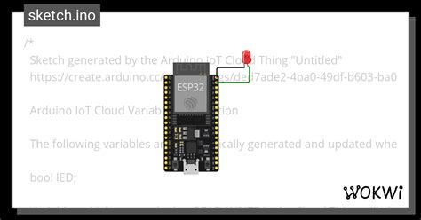Led Iot Wokwi Esp32 Stm32 Arduino Simulator