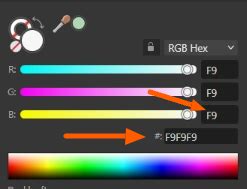 Affinity Designer Entering Colors In Hex Field In RGB Hex Selector Doesn T Change Color
