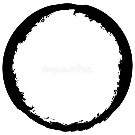 Grungy Circle Blob Blotch Vector Stock Vector Illustration Of