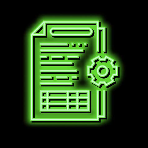 Audit Of Operational Processes And Internal Control Systems Neon Glow Icon Illustration
