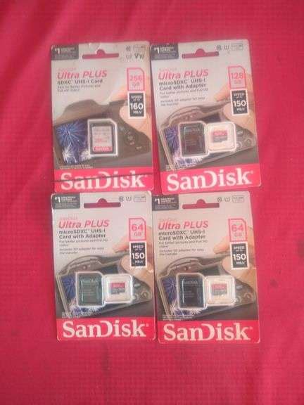 PC SanDisk Ultra Plus SDXC UHS I Card Sierra Auction Management Inc