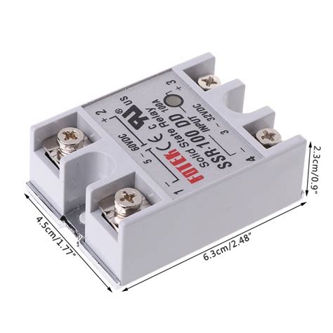 Ssr 100 Dd Solid State Relay Module 100a 3 32v Dc Grandado