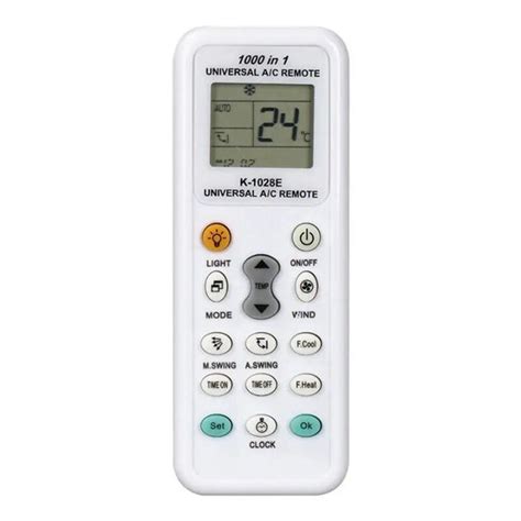 K1028e 1000 In 1 Universal Remote Control Lcd Controller For Air Conditioner Low Power