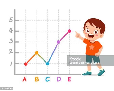 학교에서 데이터를 모니터링하는 어린이를위한 인포 그래픽 성장 개념에 대한 스톡 벡터 아트 및 기타 이미지 성장 개념 교육 귀여운 Istock