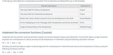 Solved In This Lab You Will Implement A Temperature