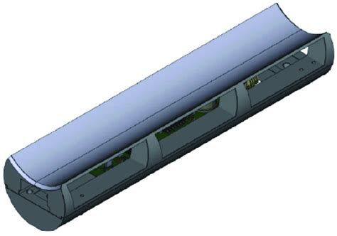 Permittivity Sensor Electronics Embedded In Mounting Structure For