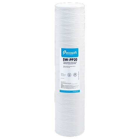 Cartus Polipropilena Tesuta De 4 5 X 20 20 Microni Sw Pp20 112mm X 514mm Ecosoft Pentru