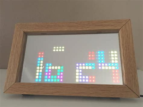 Tetris Time Clock On A Rgb Matrix With Esp8266 6 Steps Instructables