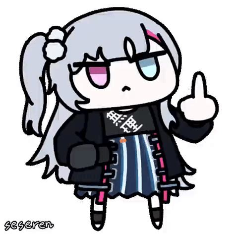 Safebooru 1girl Animated  Girls Frontline Heterochromia Long Hair Mdr Girls Frontline