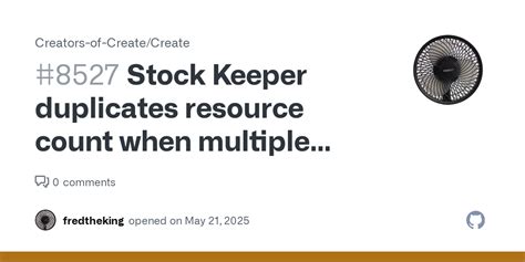 Stock Keeper Duplicates Resource Count When Multiple Stock Links Are