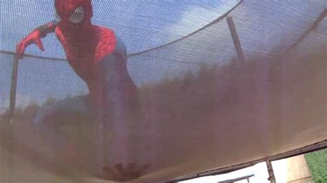 Spider Man Tricks On Trampoline Ft Kyle Grant Youtube