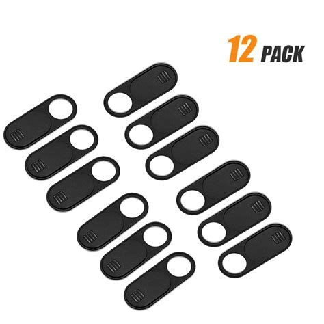 Accezz Webcam Cover Shutter Privacy Camera Covers Cell Phone Anti Slip Magnet Privacy Sticker