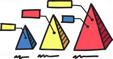 Hand Drawn Pyramid Graph Illustration 11732528 Png