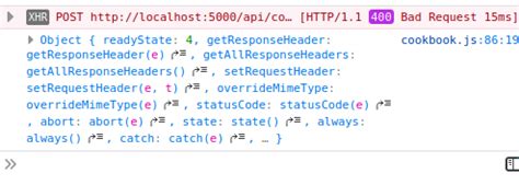Javascript Clarifying Bad Request Stack Overflow
