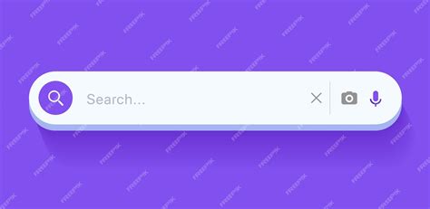 Premium Vector Internet Browser Search Engine Search Bar For Ui Mobile App Search Address And