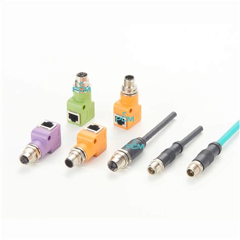 M12 To Rj45 Ethernet Adapter M12 Cable M12 Connector Sensor And Actuator Industrial Ethernet