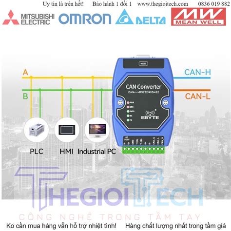 Genuine Can Bus To Rs485 Rs422 Rs232 Converter Ebyte Shopee Malaysia