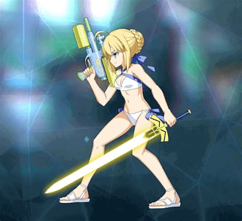 【fgo】アルトリア・ペンドラゴン水着の再臨画像とマテリアル情報 神ゲー攻略