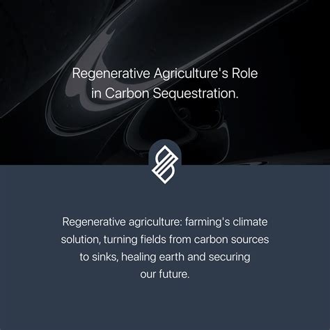 Regenerative Agricultures Role In Carbon Sequestration → Scenario
