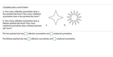 Solved Complete Parts A And B Below A How Many Reflection