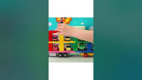 블록으로 캐리어카를 만들어요 꼬마버스타요 미니카 자동차 Shorts Youtube