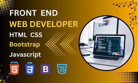 be your frontend web developer using html css bootstrap by ubaid dev sol fiverr