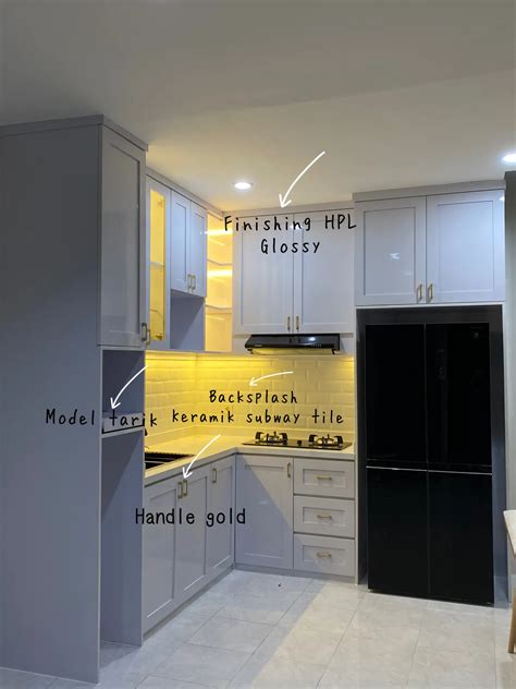 Kitchen Set Classic Finishing Hpl Gloosy Galeri Diposting Oleh