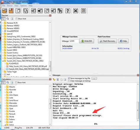 How To Use Iprog To Do Odometer Correction For Suzuki Sx4vitara 70f3425 93c86 Cnautotool