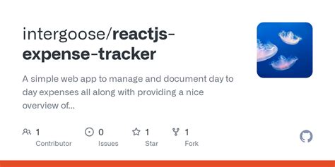 Github Intergoosereactjs Expense Tracker A Simple Web App To Manage And Document Day To Day