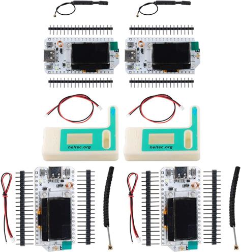 4 Sets 915mhz Esp32 Lora V3 2pcs Case Electronics