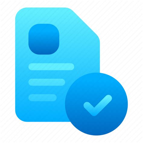 Report File Checkmark Document Validation Icon Download On Iconfinder