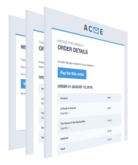 Download Responsive Woocommerce Email Design Kadence Wp