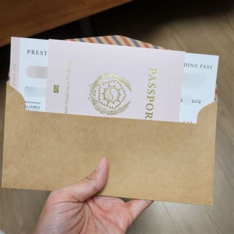 잇츠카드 여권 비행기티켓 특이한 청첩장 후기 네이버 블로그