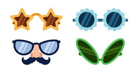 Wacky Eyeglasses Clipart