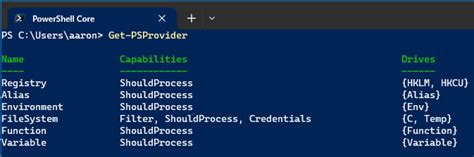 Working With PowerShell Providers