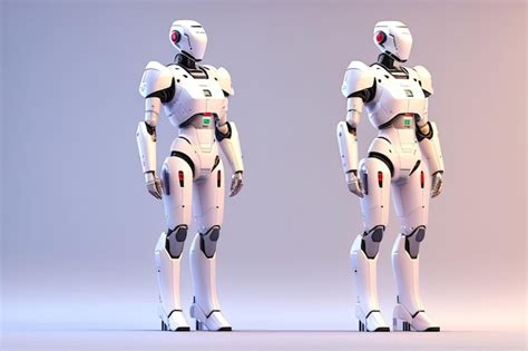 마이크로프로세서와 로봇 칩 Ai가 생성된 Ai 개념 프리미엄 사진