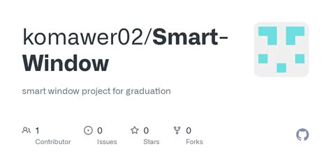 Github Komawer02smart Window Smart Window Project For Graduation