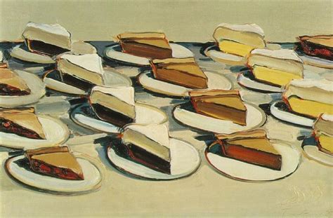 Pies Pies Pies 1961 Wayne Thiebaud