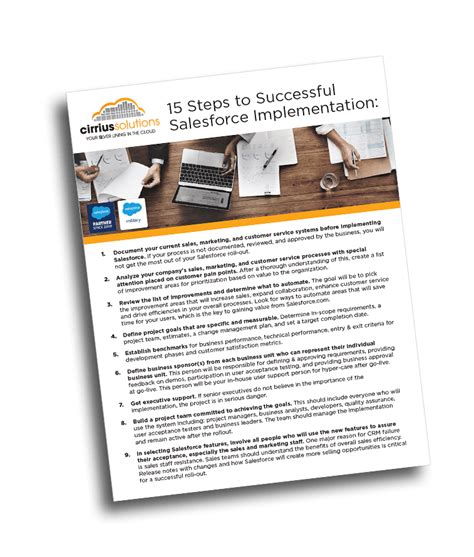 Our Approach To Salesforce Implementation Cirrius Solutions