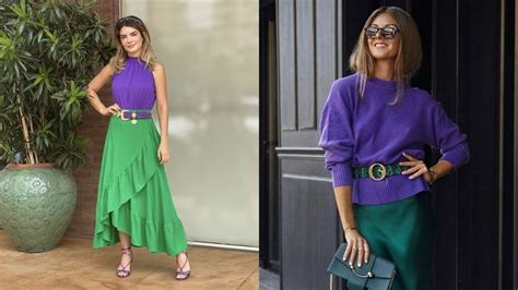 Cores que combinam com roxo para compor looks incríveis Loja Principessa