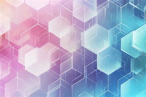 Abstract Digital Hexagonal Molecular Structure Stock Illustration Illustration Of Innovation