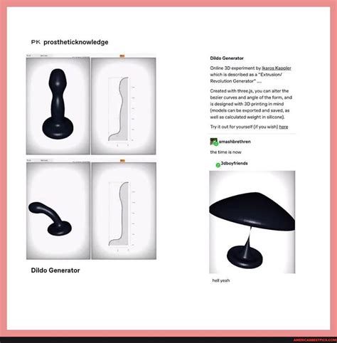 PK Prostheticknowledge Dildo Generator Dildo Generator Online Experiment By Ikaros Kappler Which